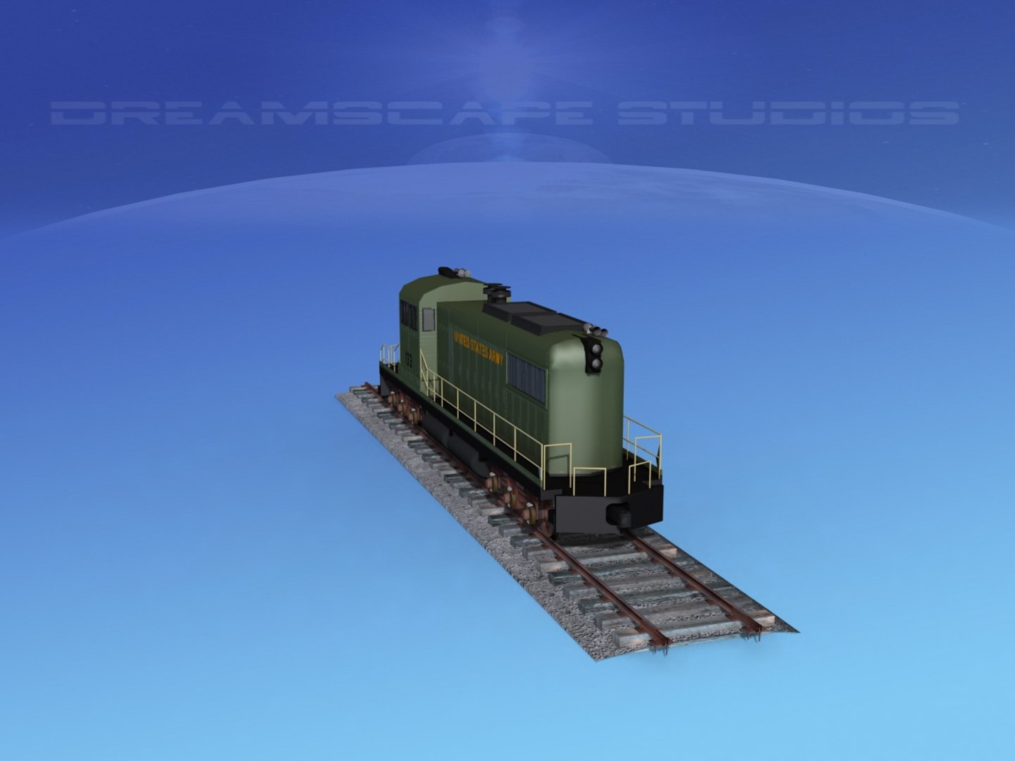 3D Diesel Train Locomotive - TurboSquid 1320833