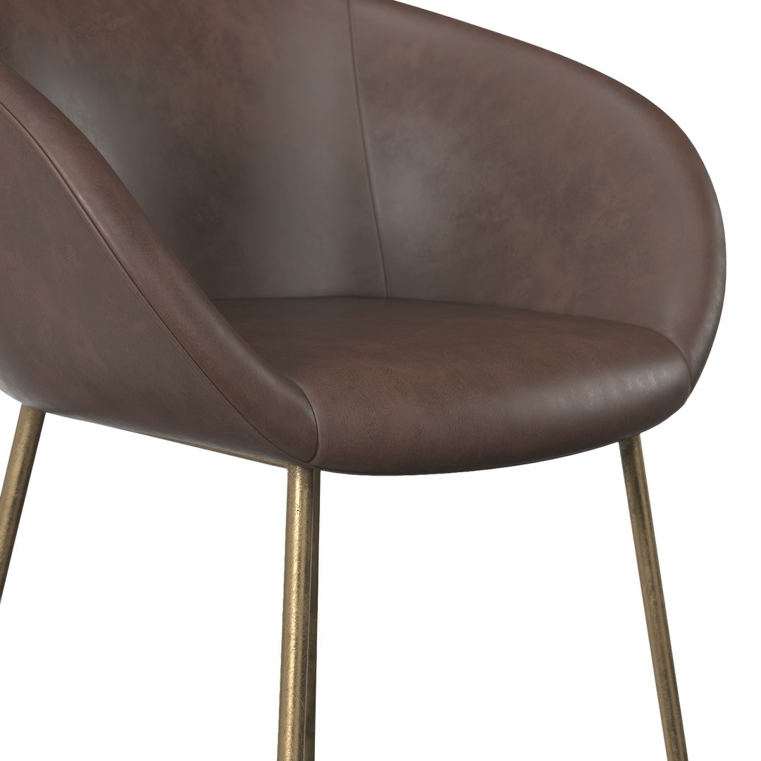 Isadora Counter Stool 3D Model - TurboSquid 2120190