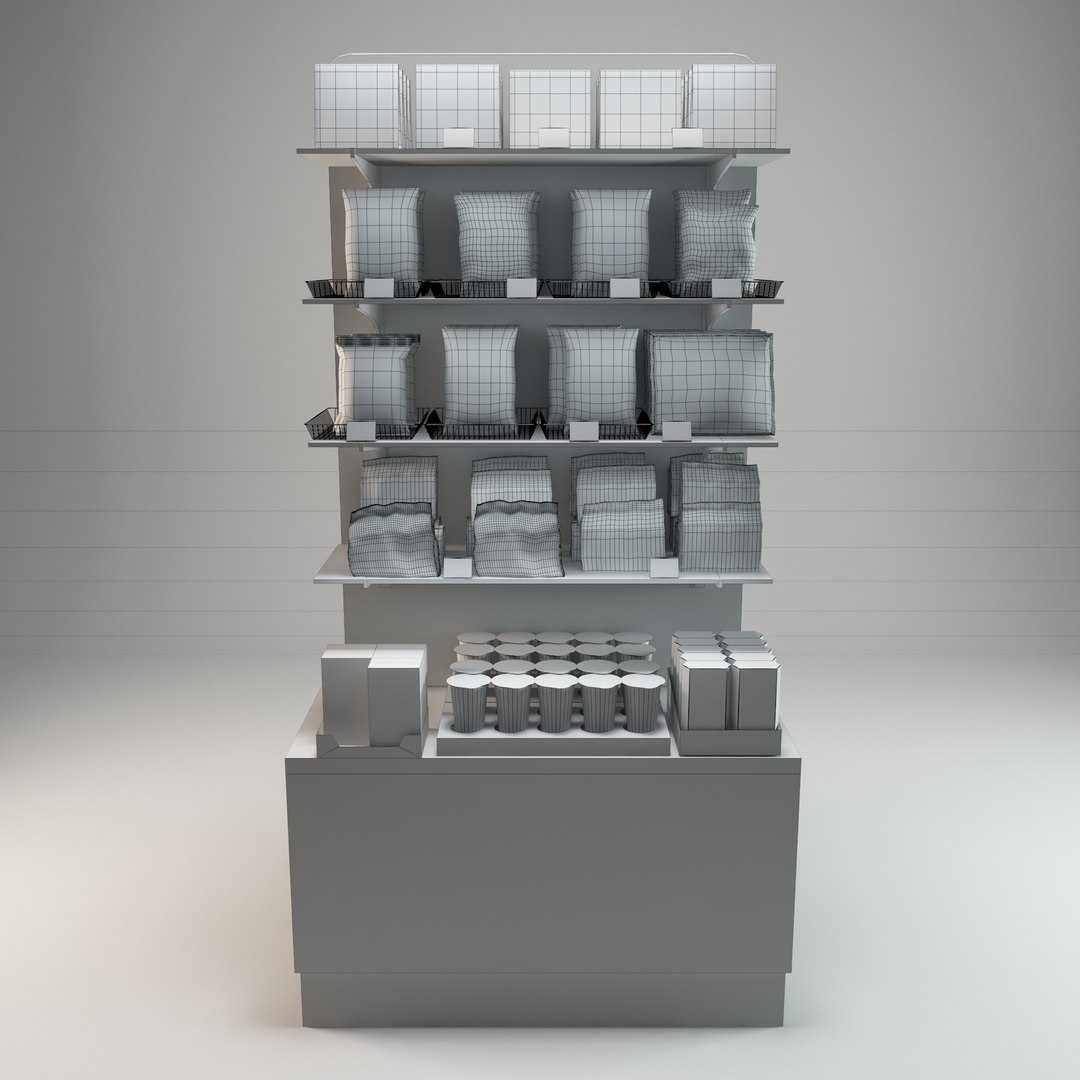 3D Supermarket Snack Foods Chips - TurboSquid 1663670