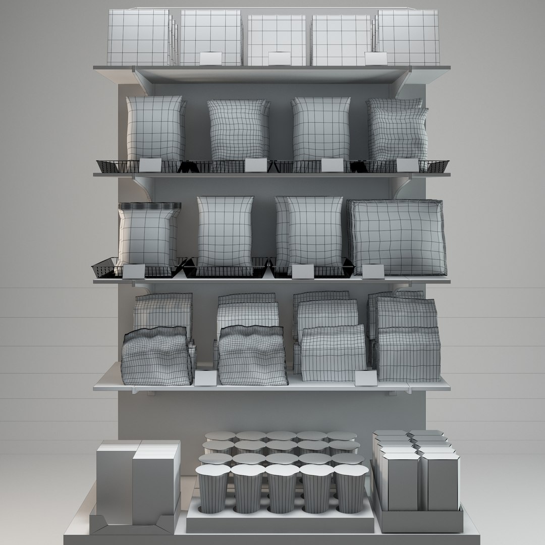 3D Supermarket Snack Foods Chips - TurboSquid 1663670