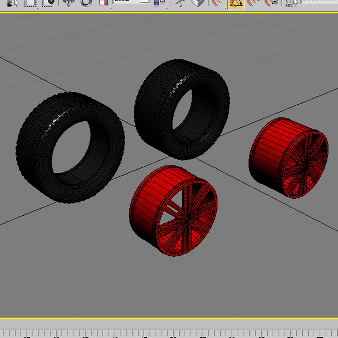 3d Printable RC 1-10 Buggy Wheels set 3D - TurboSquid 2148100