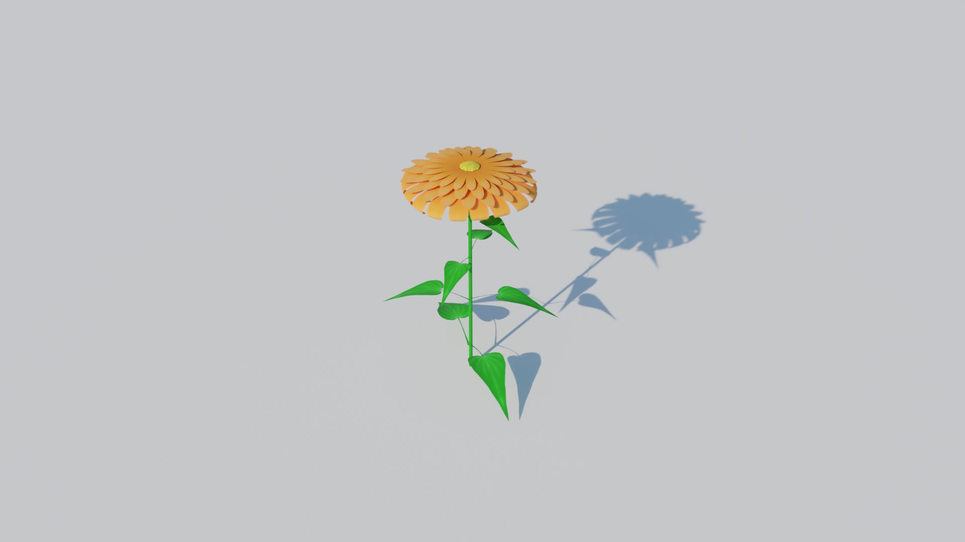 3D Stylized Zinnia Flower Model Model - TurboSquid 2382606