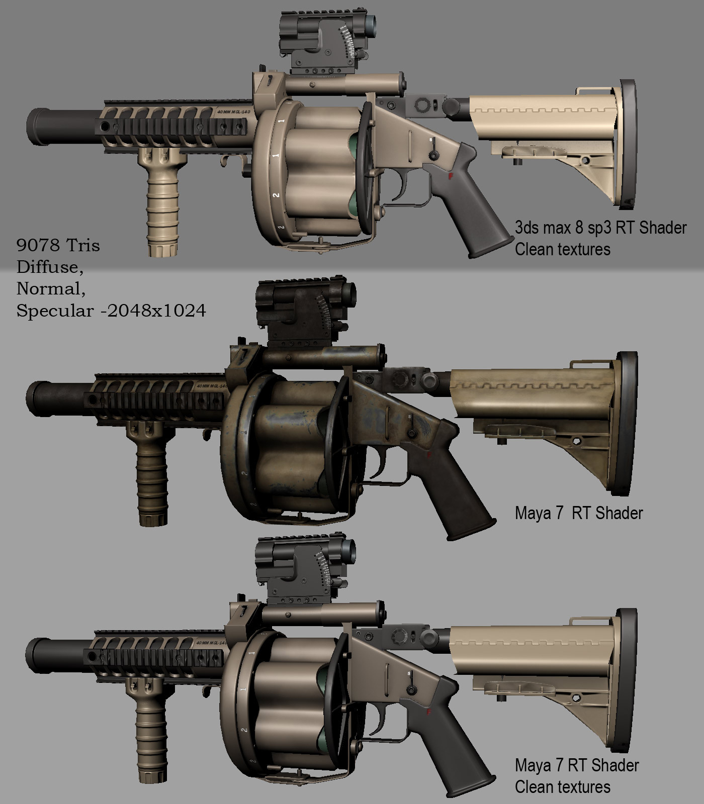 3d mgl-140 multiple grenade launcher