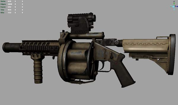 3d mgl-140 multiple grenade launcher