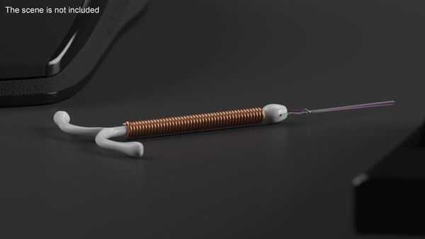 3D Copper Intrauterine Device IUD model - TurboSquid 1926887