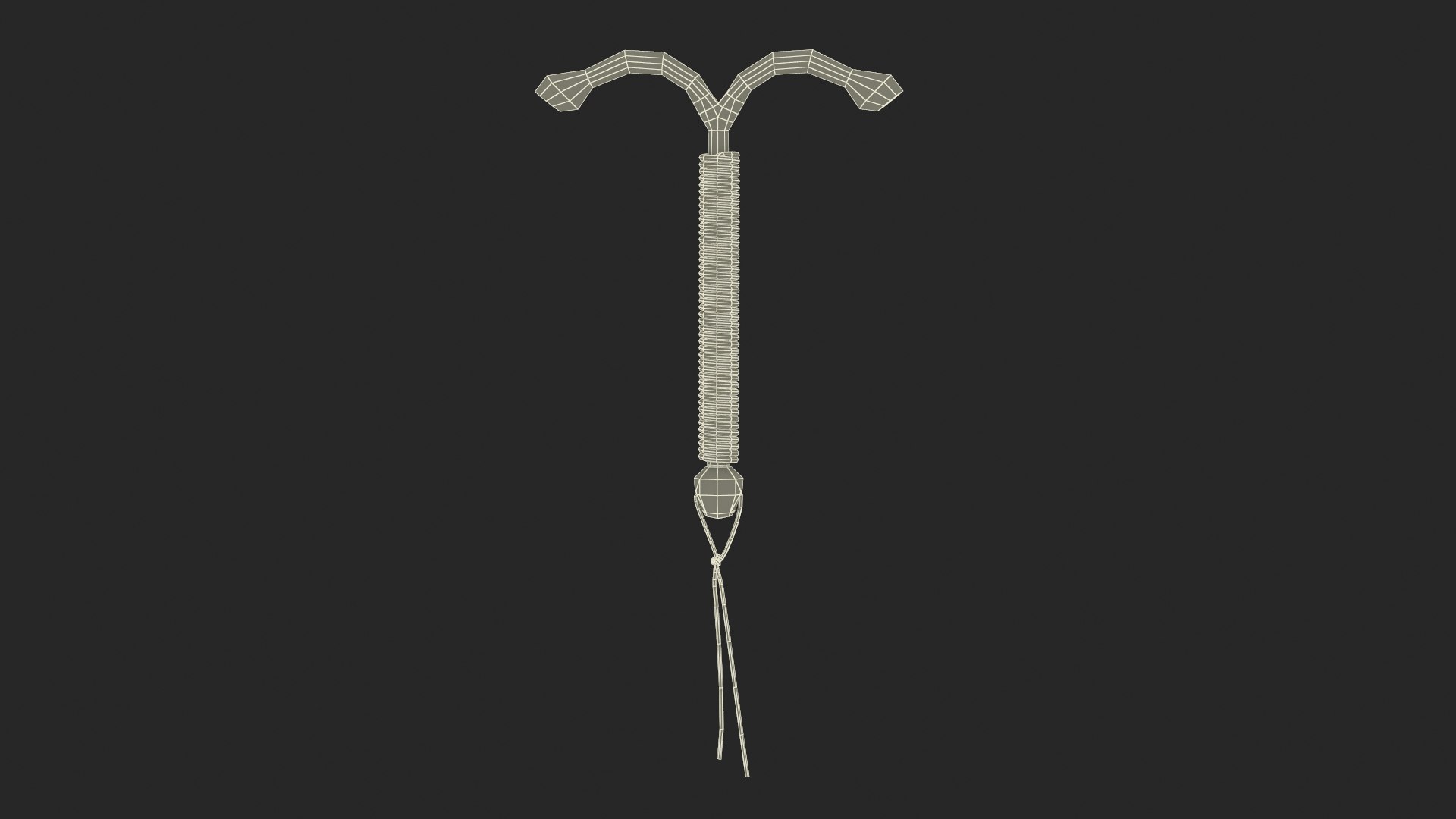 3D Copper Intrauterine Device IUD Model - TurboSquid 1926887