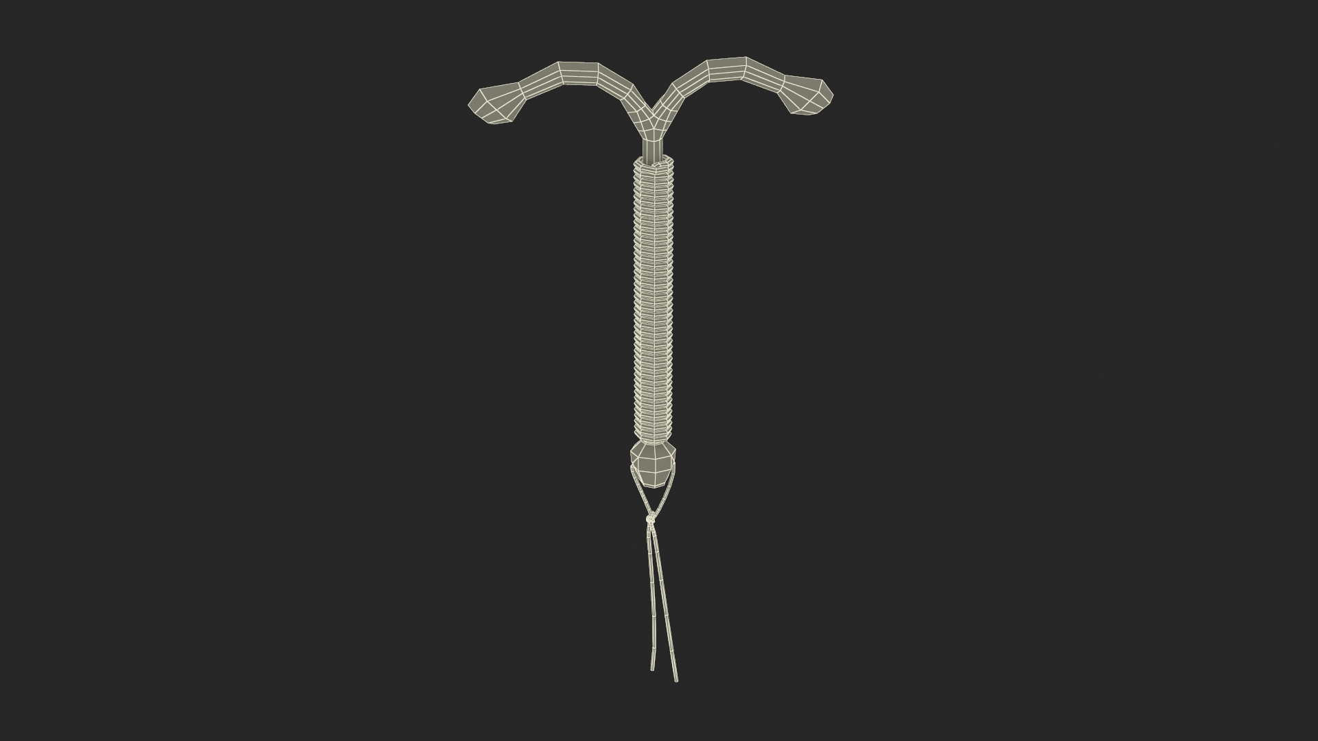 3D Copper Intrauterine Device IUD Model - TurboSquid 1926887