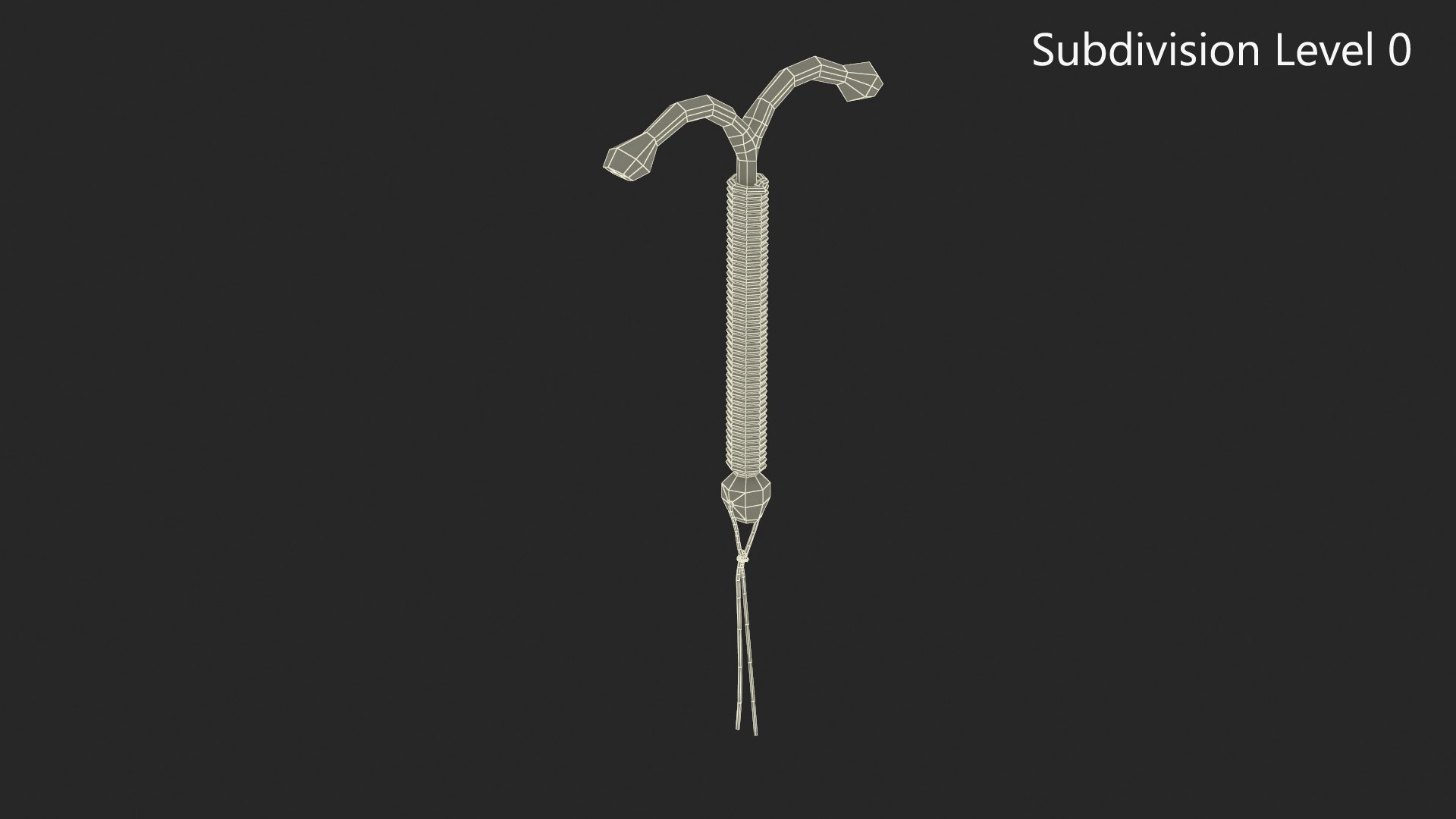 3D Copper Intrauterine Device IUD Model - TurboSquid 1926887