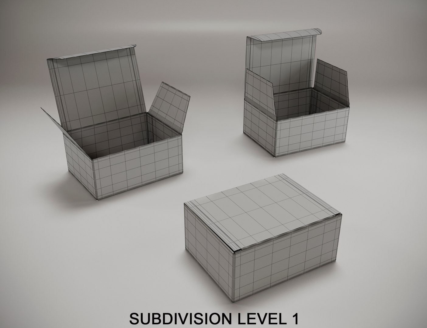 Cardboard Box Model - TurboSquid 1635680