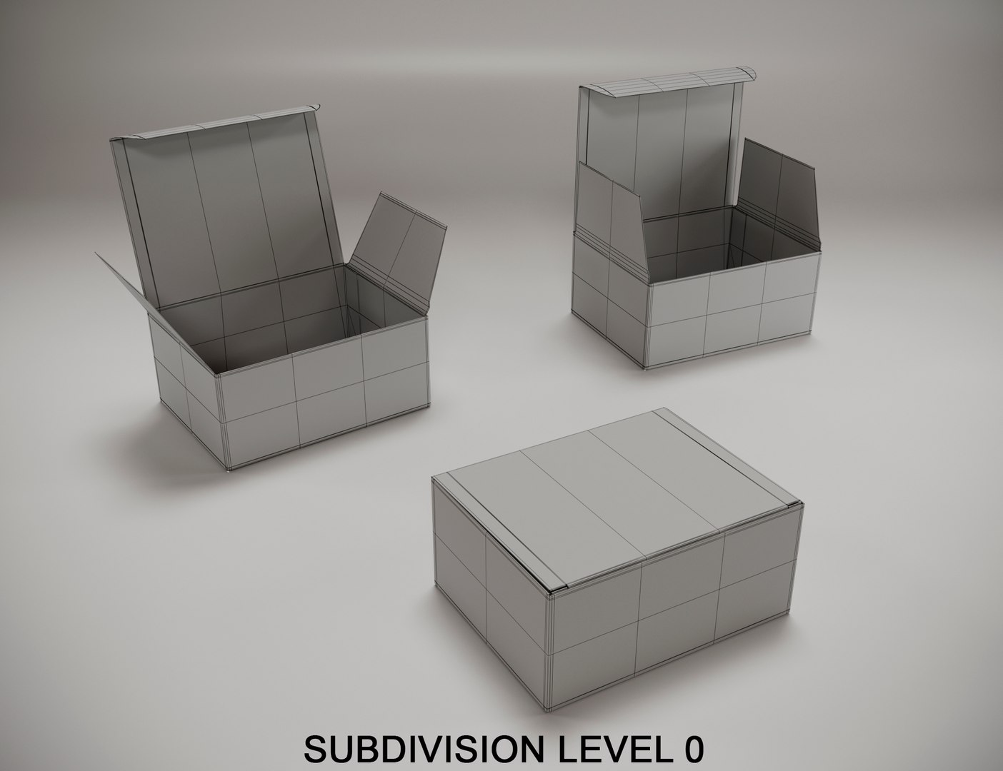 Cardboard Box Model - TurboSquid 1635680