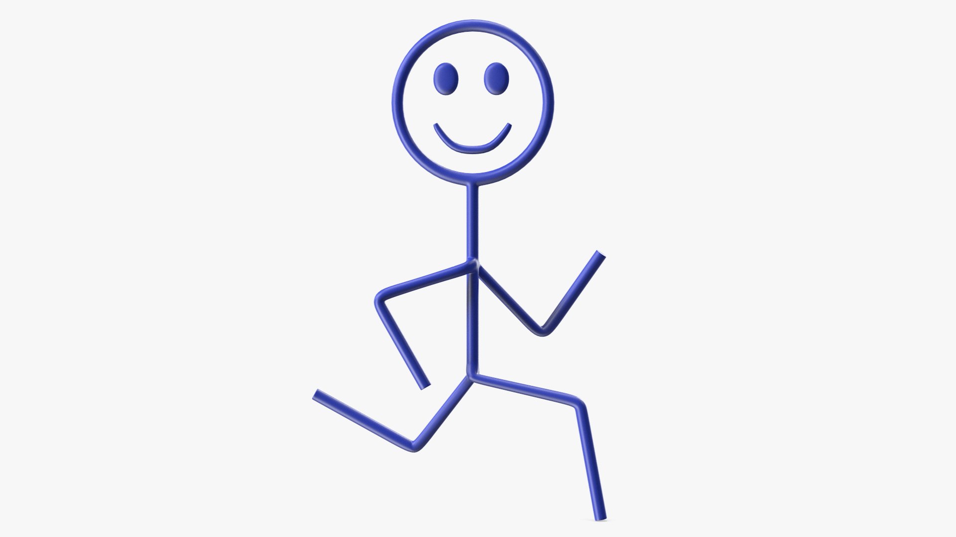Stick Man Running