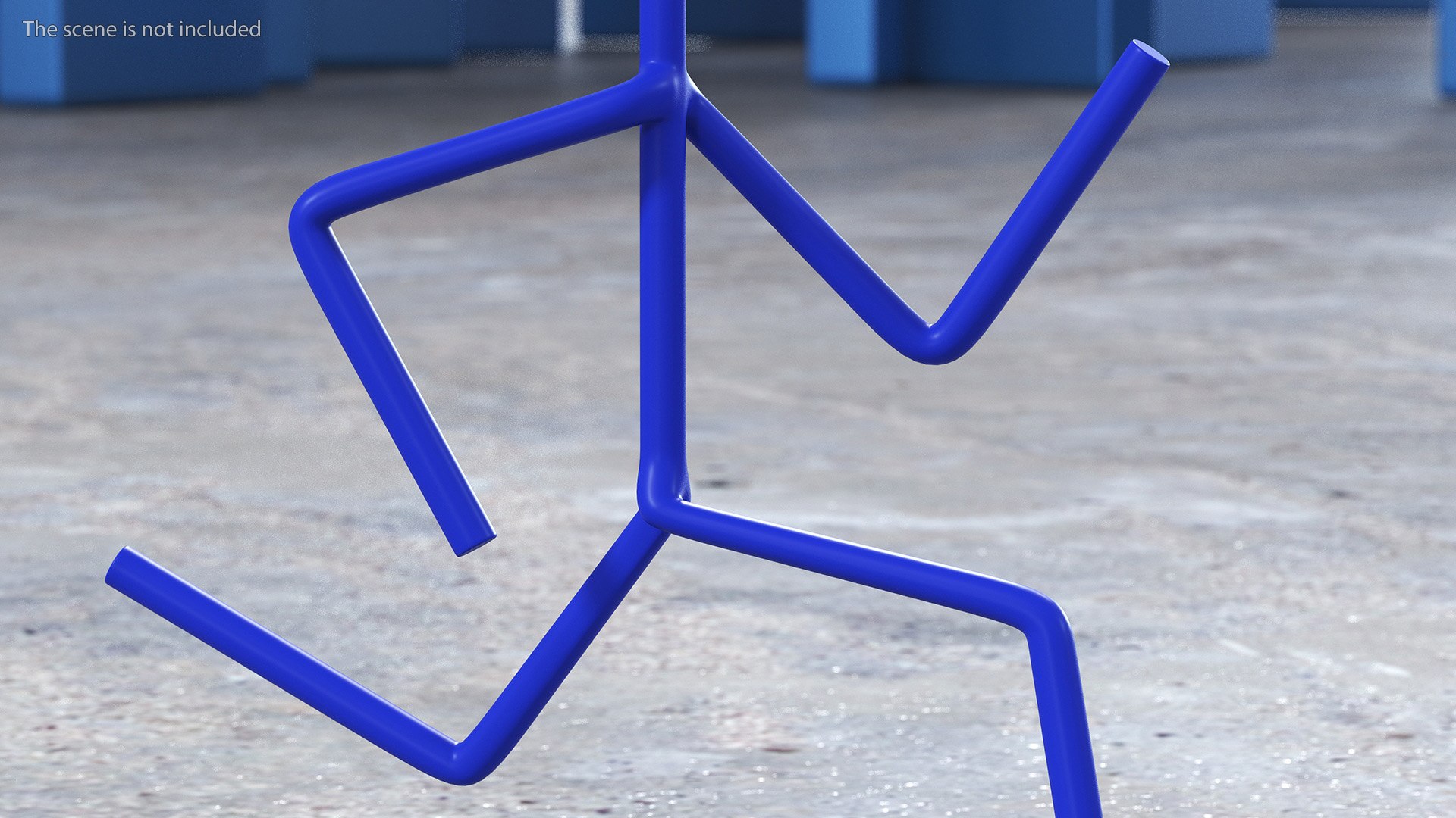 3D Simple Stickman Running Pose Blue Model - TurboSquid 2088553