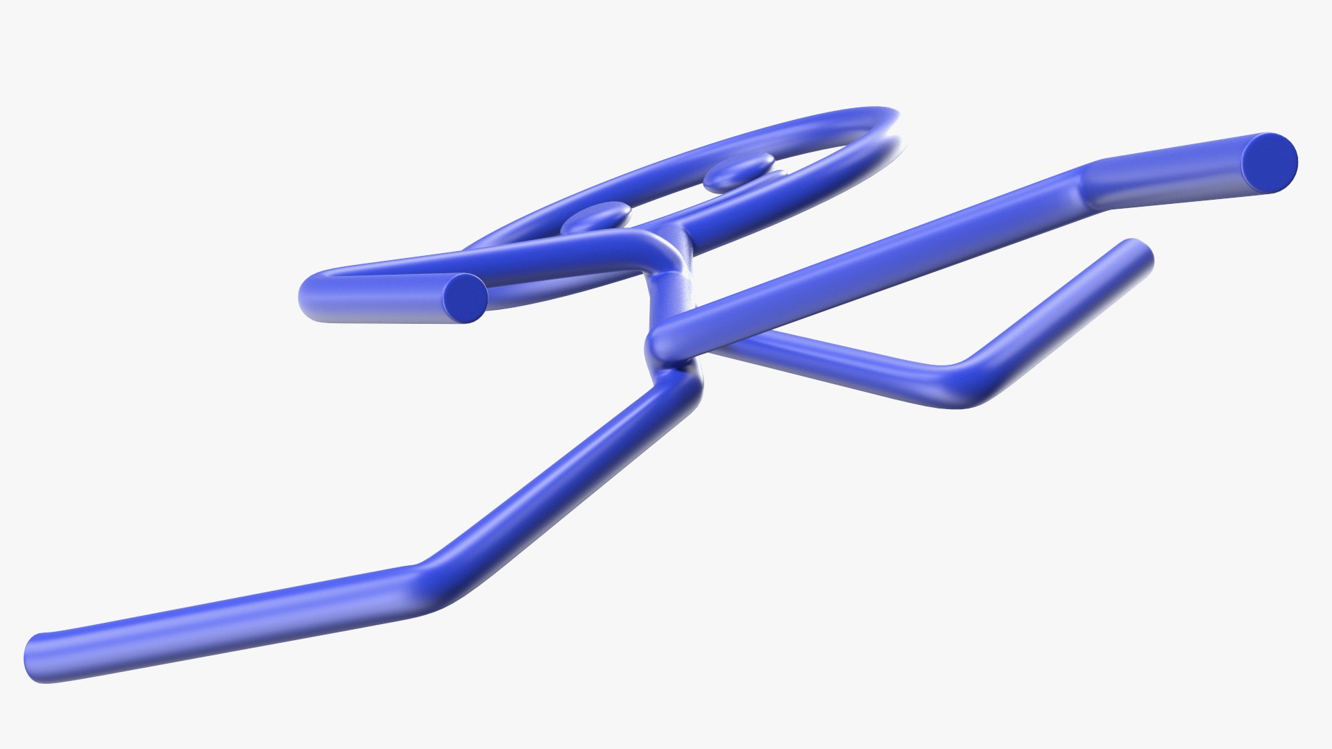 3D Simple Stickman Running Pose Blue Model - TurboSquid 2088553