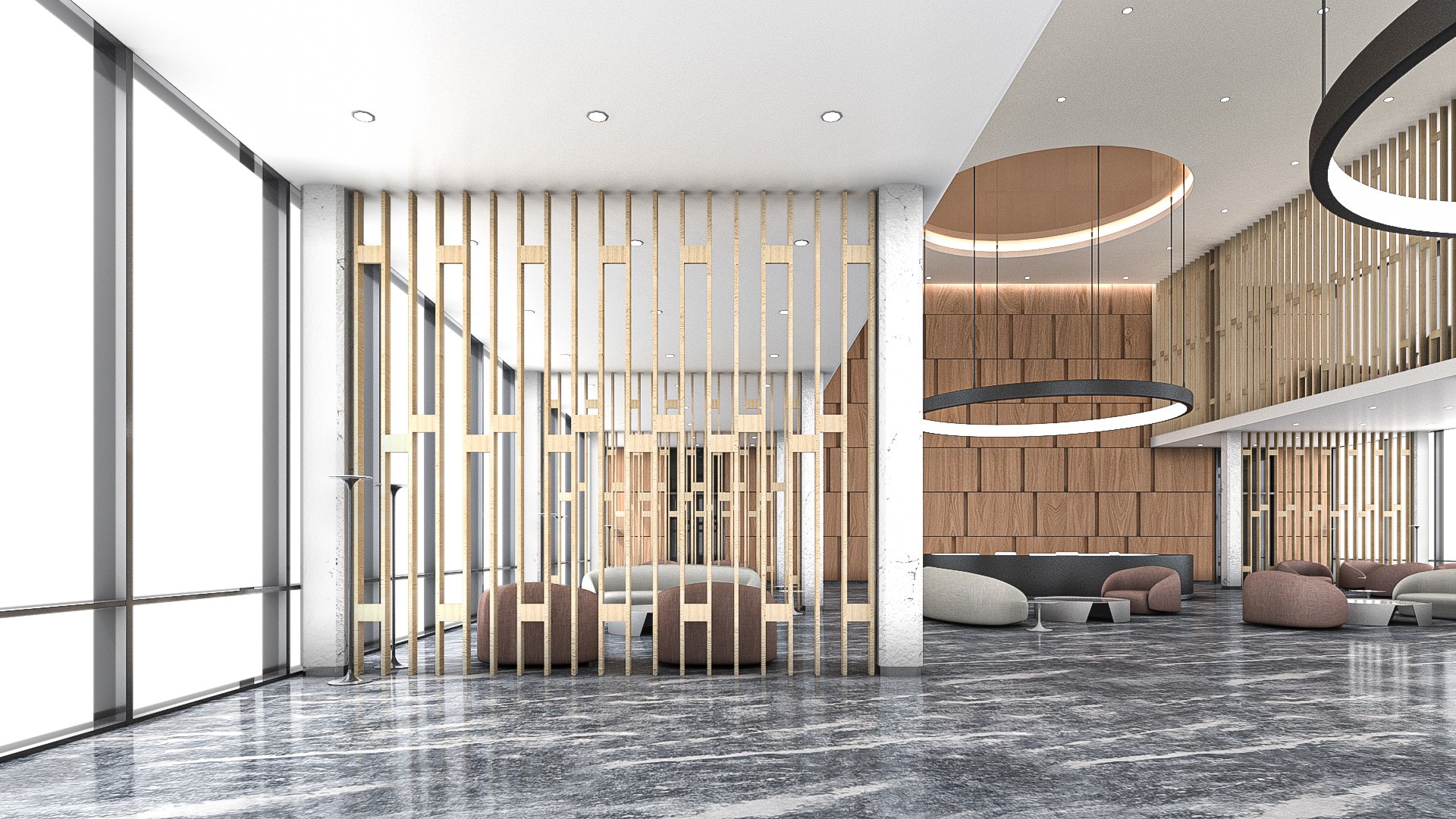 3D Model Hotel Lobby 03 - TurboSquid 2378768