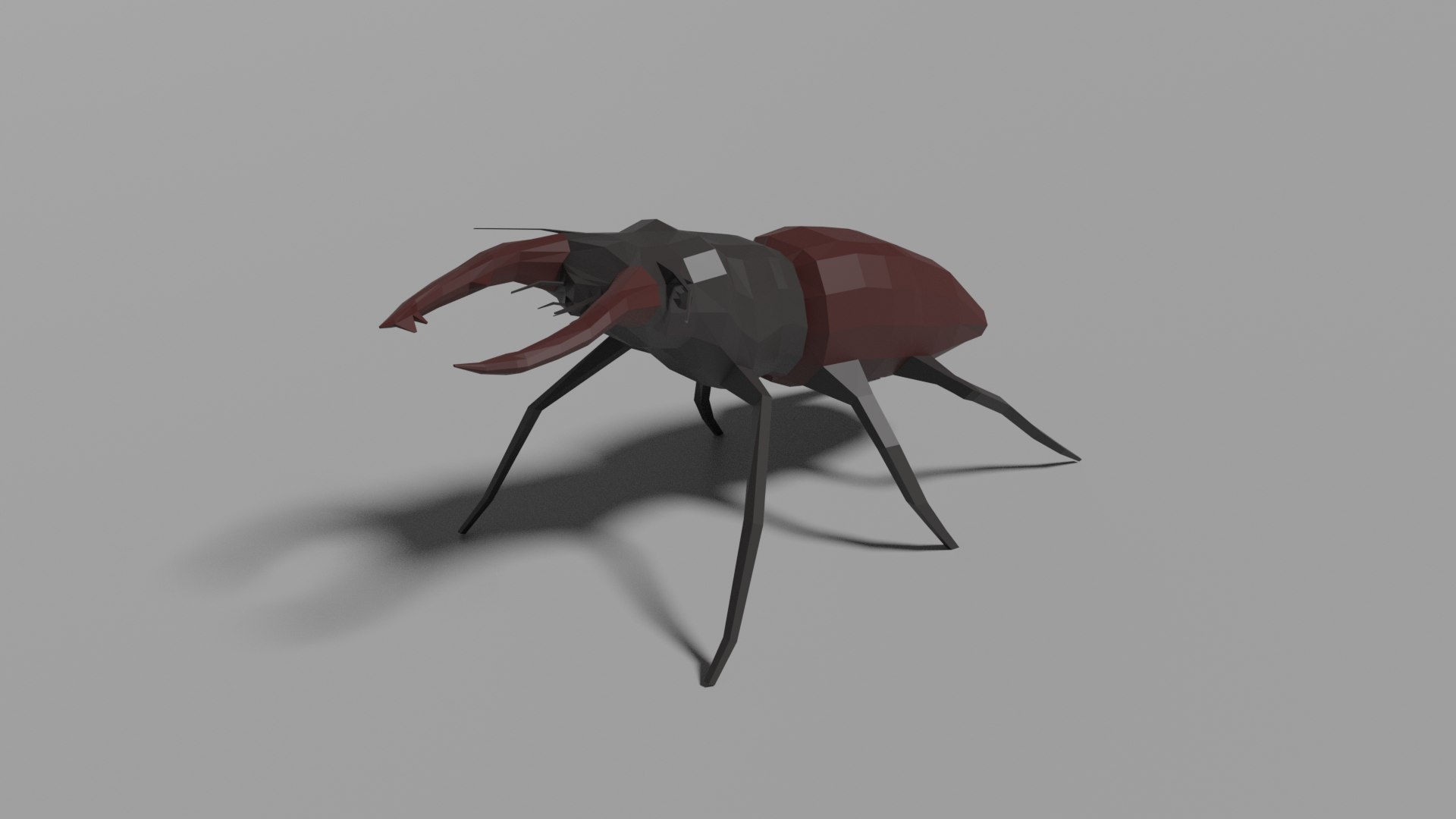 3D Low-poly Stag Beetle Model - TurboSquid 1777247
