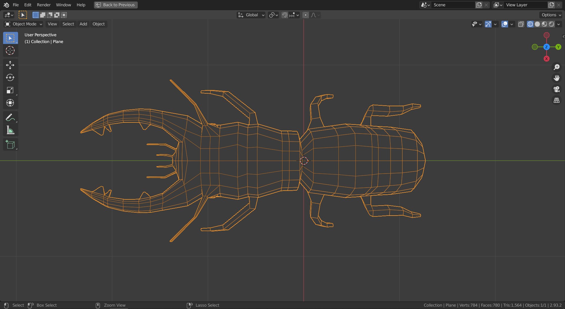3D Low-poly Stag Beetle Model - TurboSquid 1777247