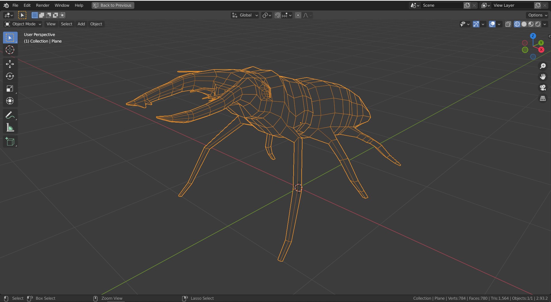 3D Low-poly Stag Beetle Model - TurboSquid 1777247