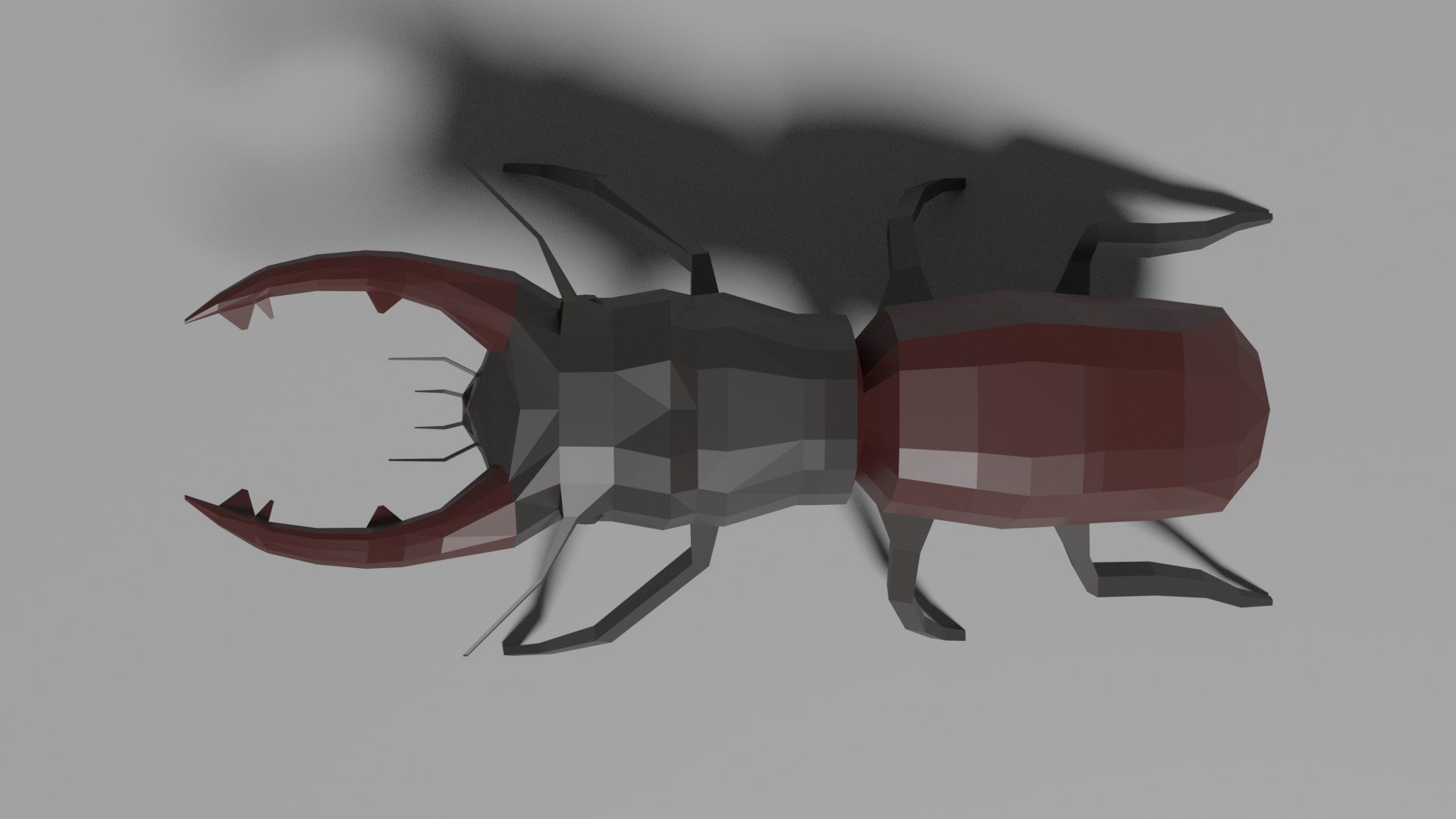 3D Low-poly Stag Beetle Model - TurboSquid 1777247