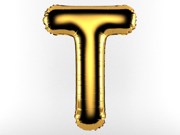 3D balloon alphabet model - TurboSquid 1163312