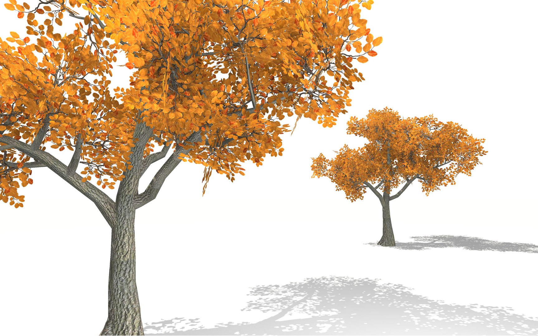 3D Autumn Tree Forest Model - TurboSquid 1516253