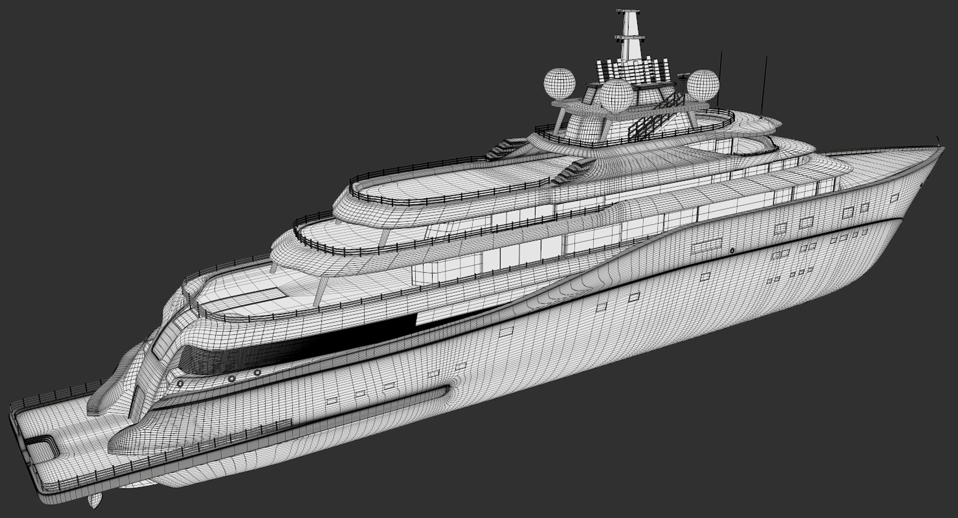 Superyacht topaz 3D - TurboSquid 1352376