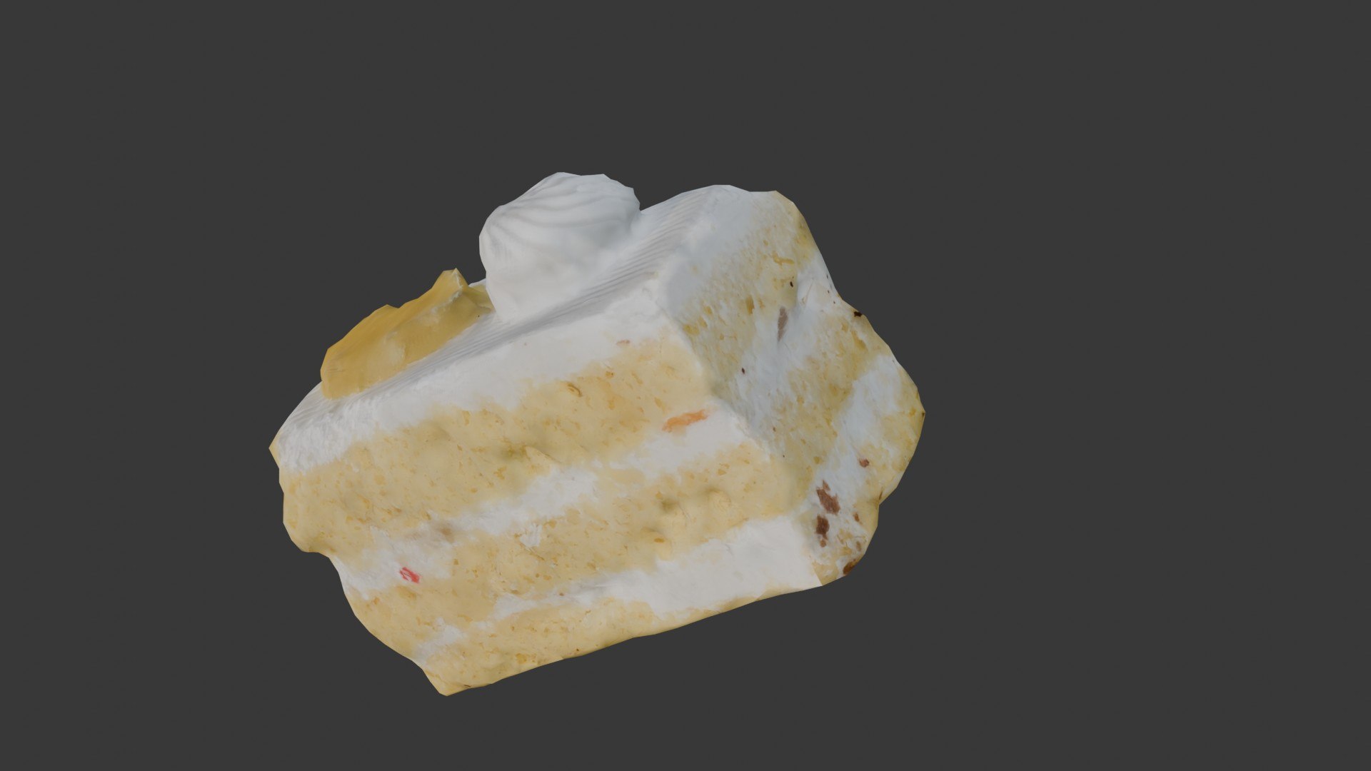 Layered Cream Cake Scan Model - TurboSquid 2408374