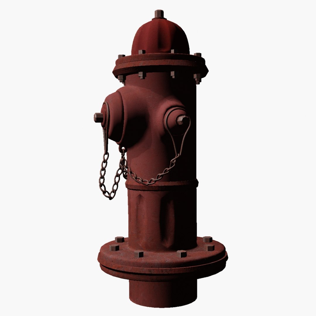 Rusty Hydrant 3d 3ds