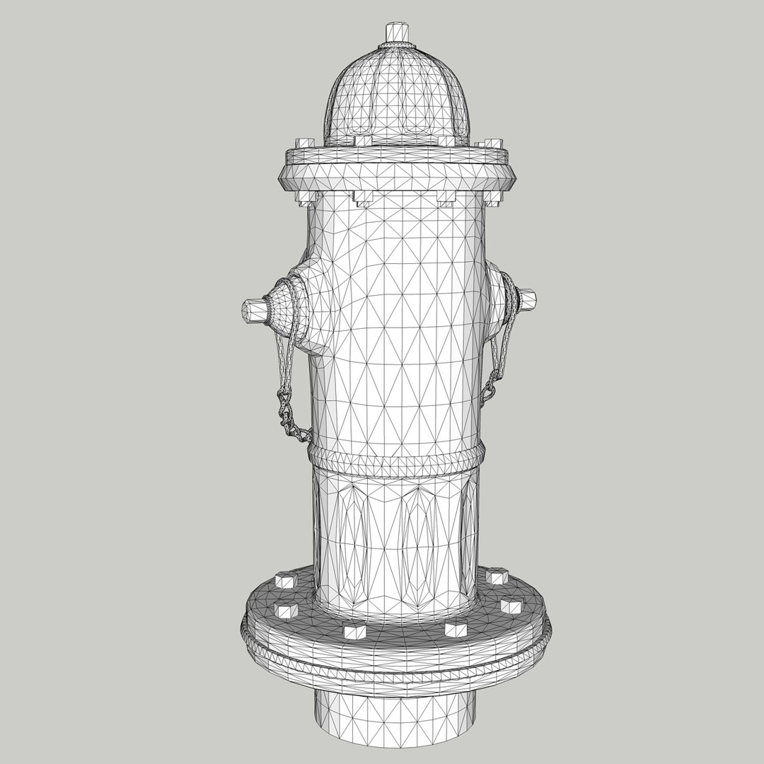 Rusty Hydrant 3d 3ds