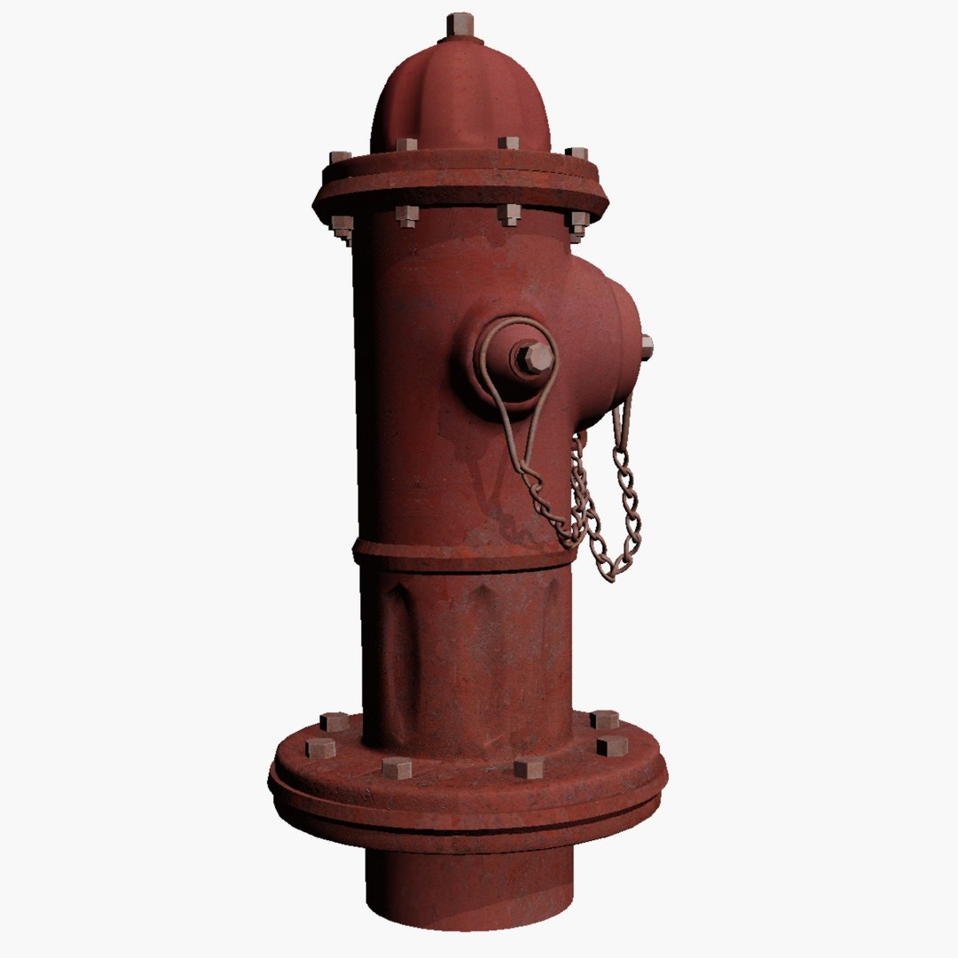 Rusty Hydrant 3d 3ds