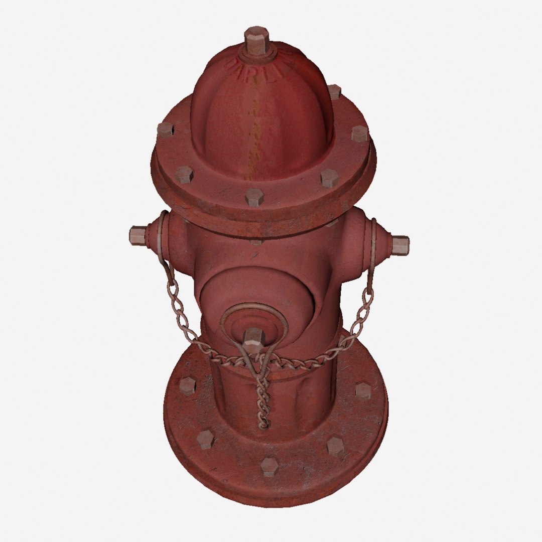 Rusty Hydrant 3d 3ds