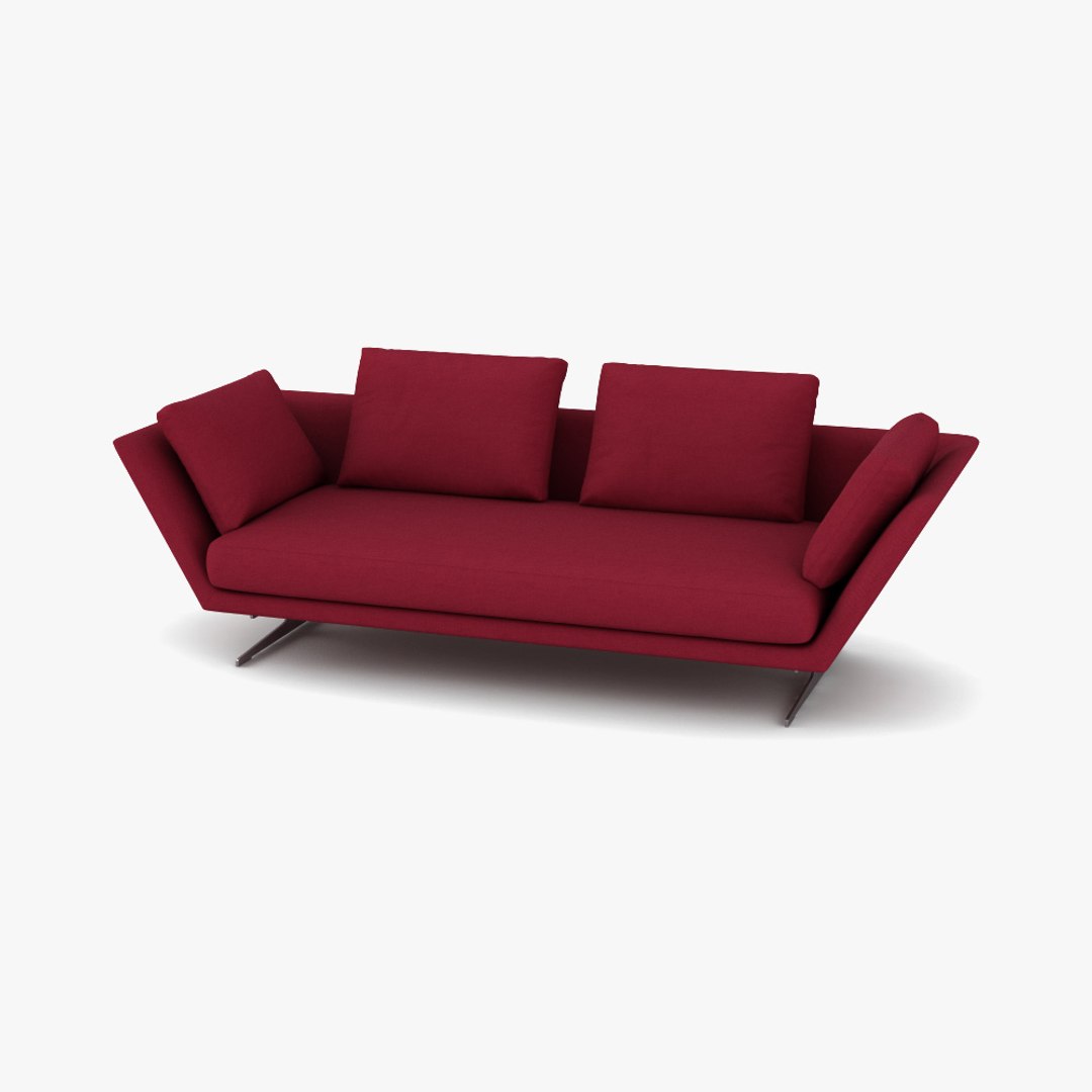 modelo 3d Flexform Zeus Sofa - TurboSquid 2080572