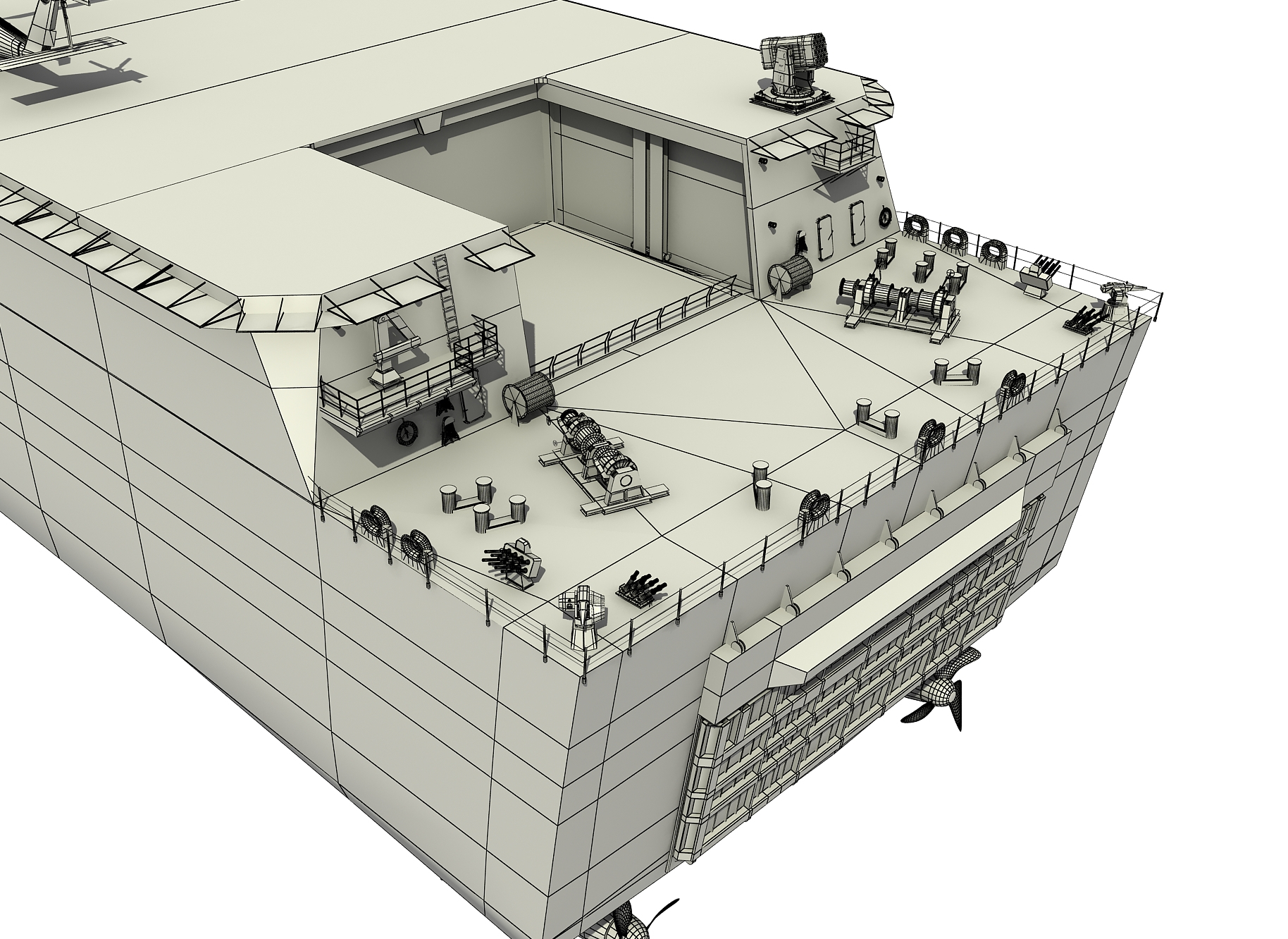 3D tcg anadolu lhd ship model - TurboSquid 1554232
