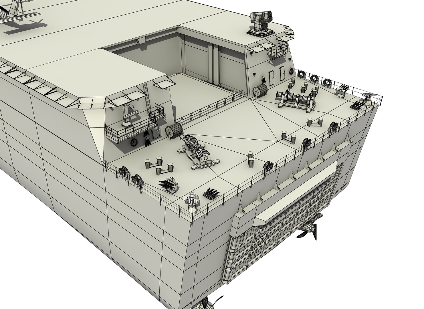 3D tcg anadolu lhd ship model - TurboSquid 1554232
