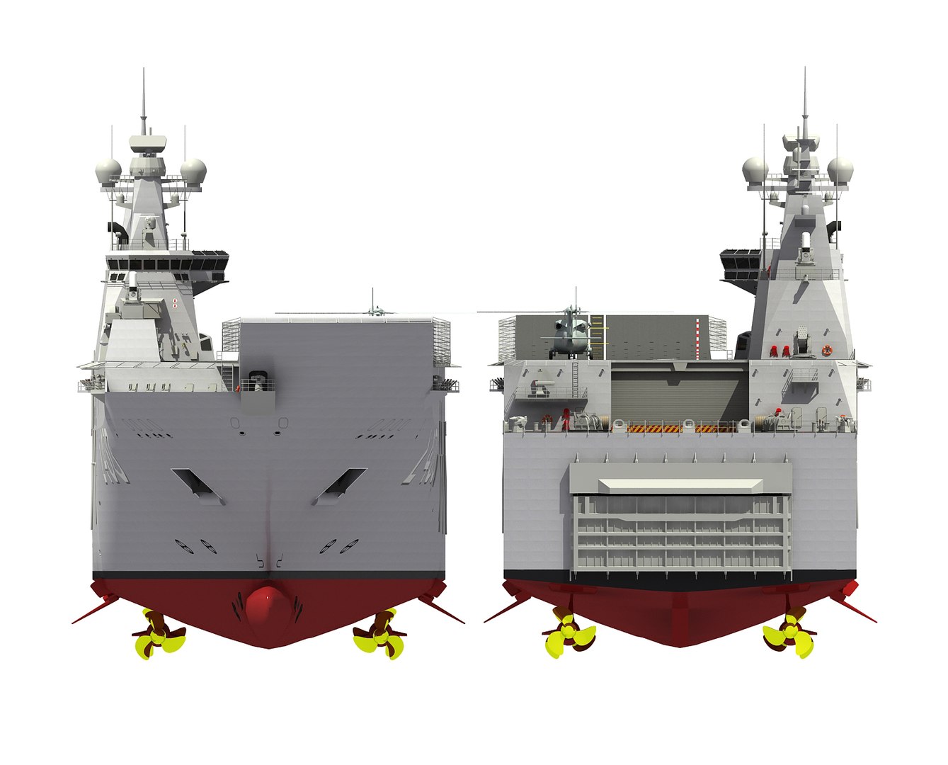 3D tcg anadolu lhd ship model - TurboSquid 1554232
