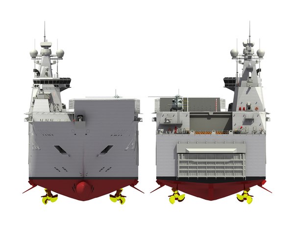 3D tcg anadolu lhd ship model - TurboSquid 1554232