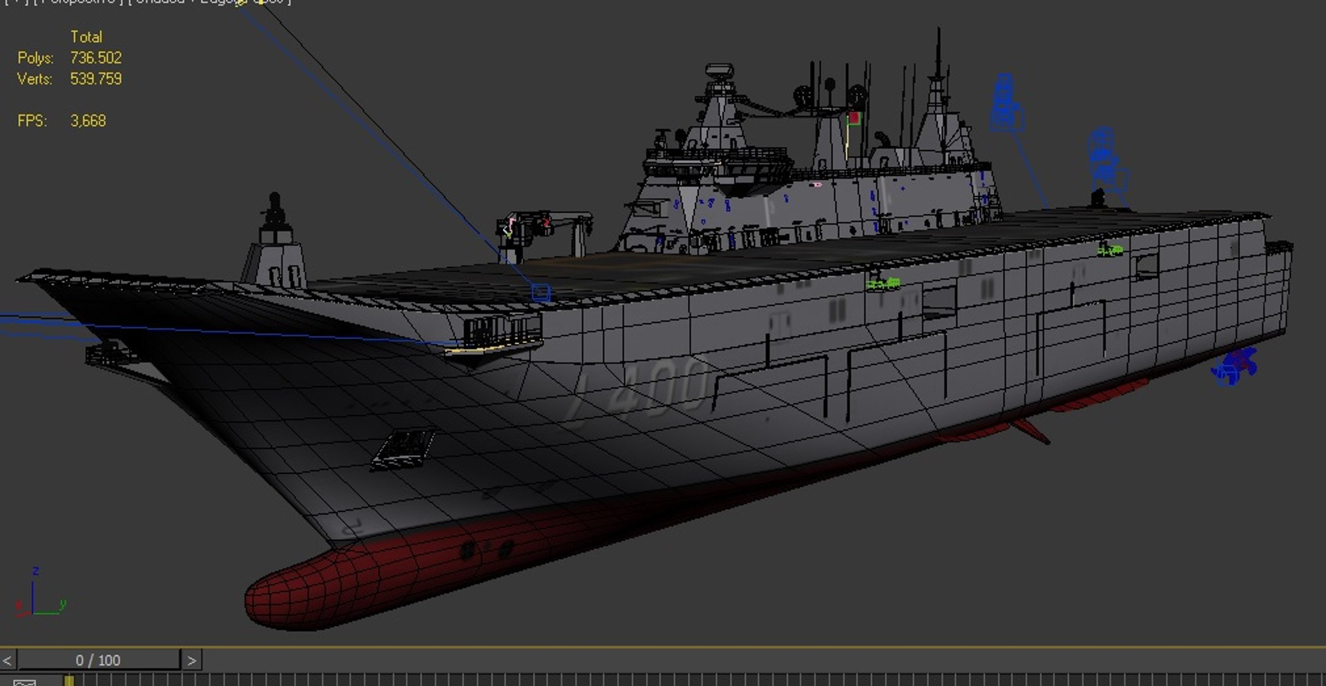 3D tcg anadolu lhd ship model - TurboSquid 1554232
