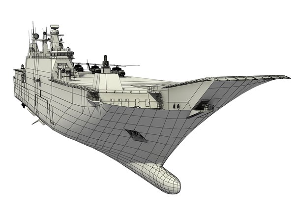 3D tcg anadolu lhd ship model - TurboSquid 1554232