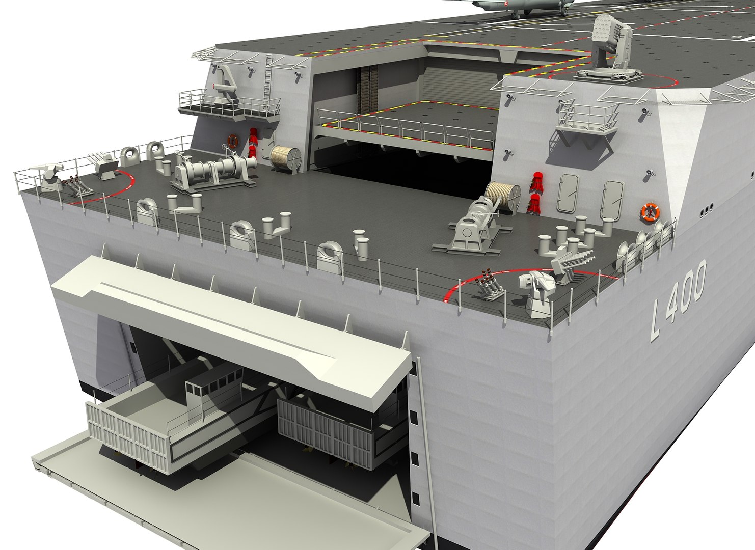 3D Tcg Anadolu Lhd Ship Model - TurboSquid 1554232