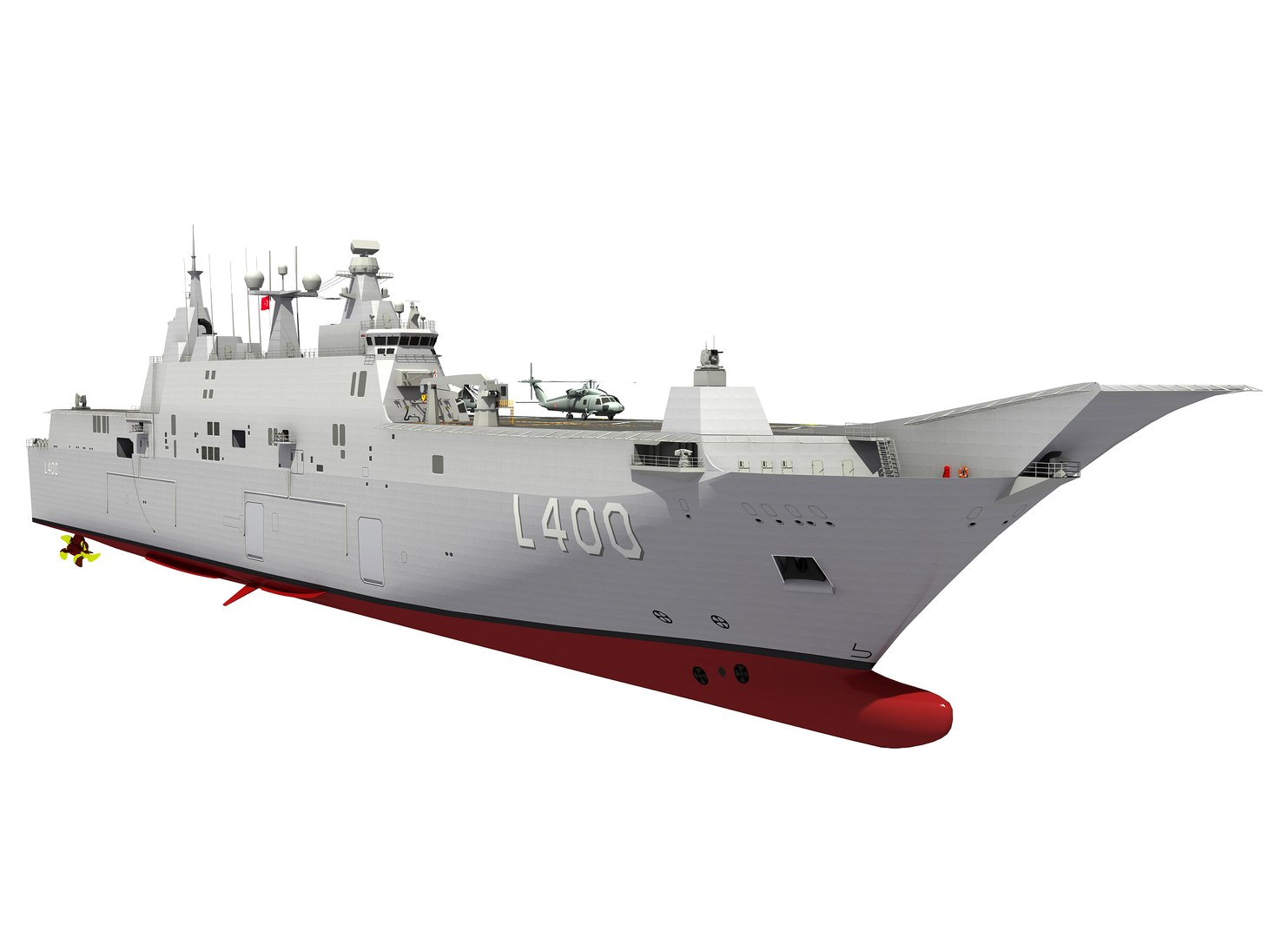 3D Tcg Anadolu Lhd Ship Model - TurboSquid 1554232