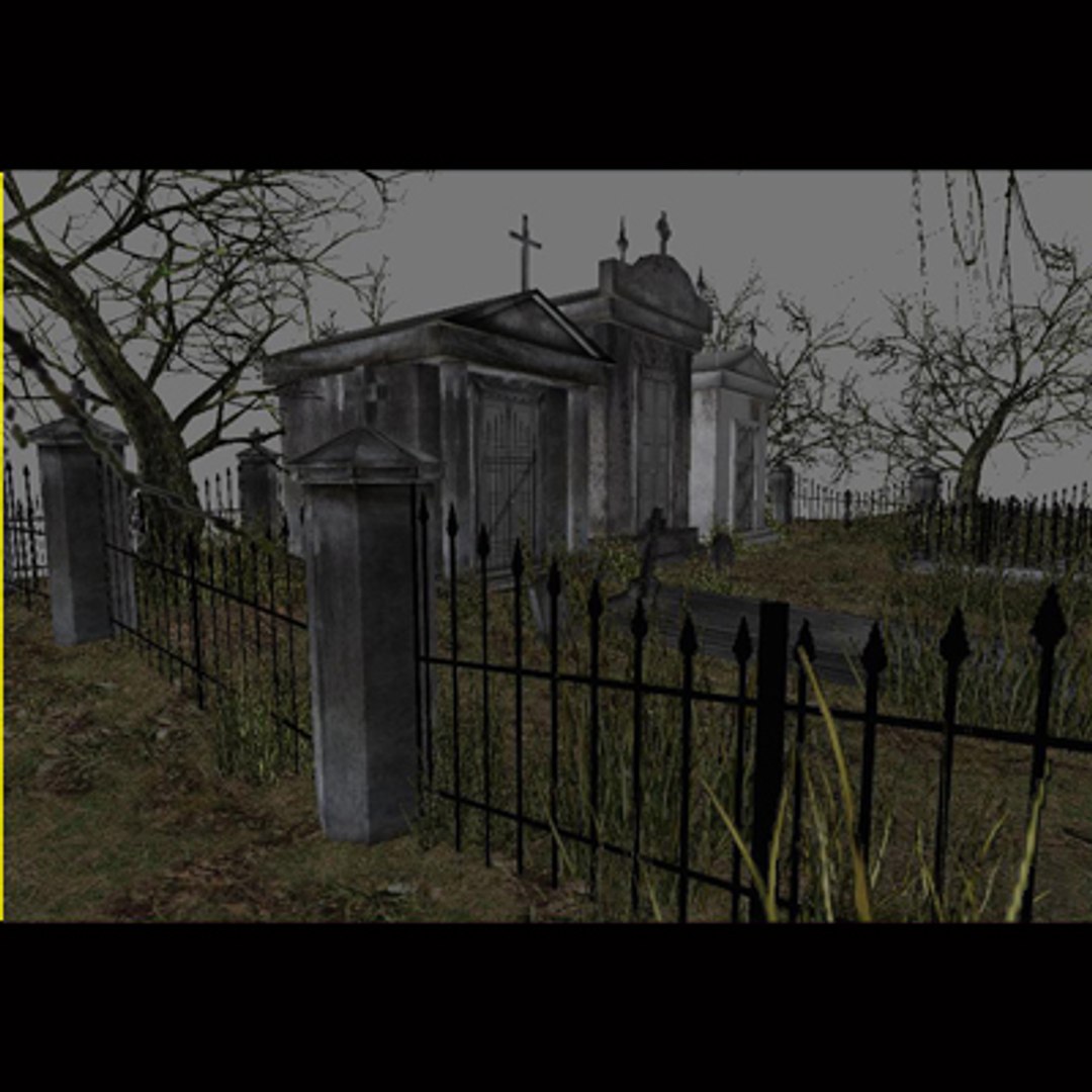 3d Graveyard Builder Grave Model