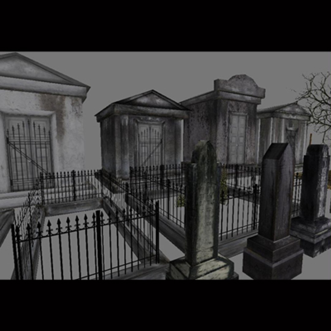 3d Graveyard Builder Grave Model