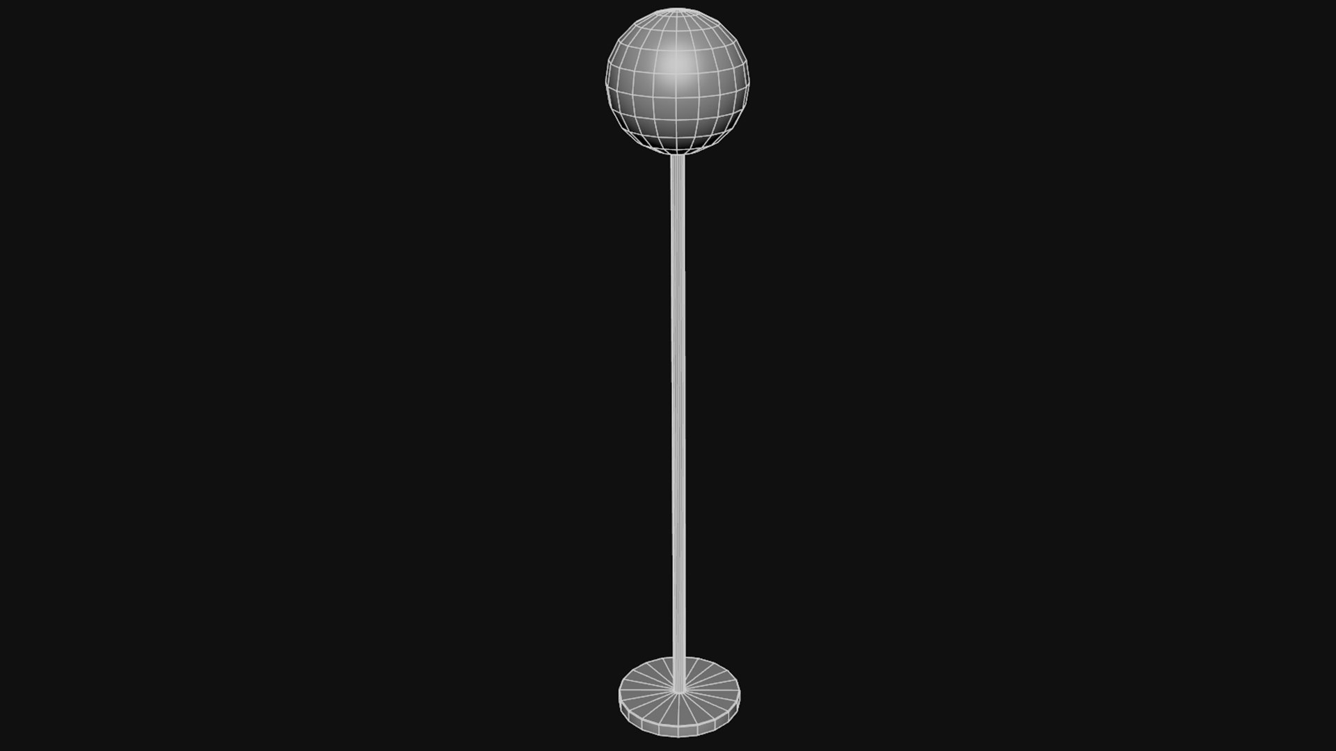 3D Art Deco Floor Lamp model - TurboSquid 2175692