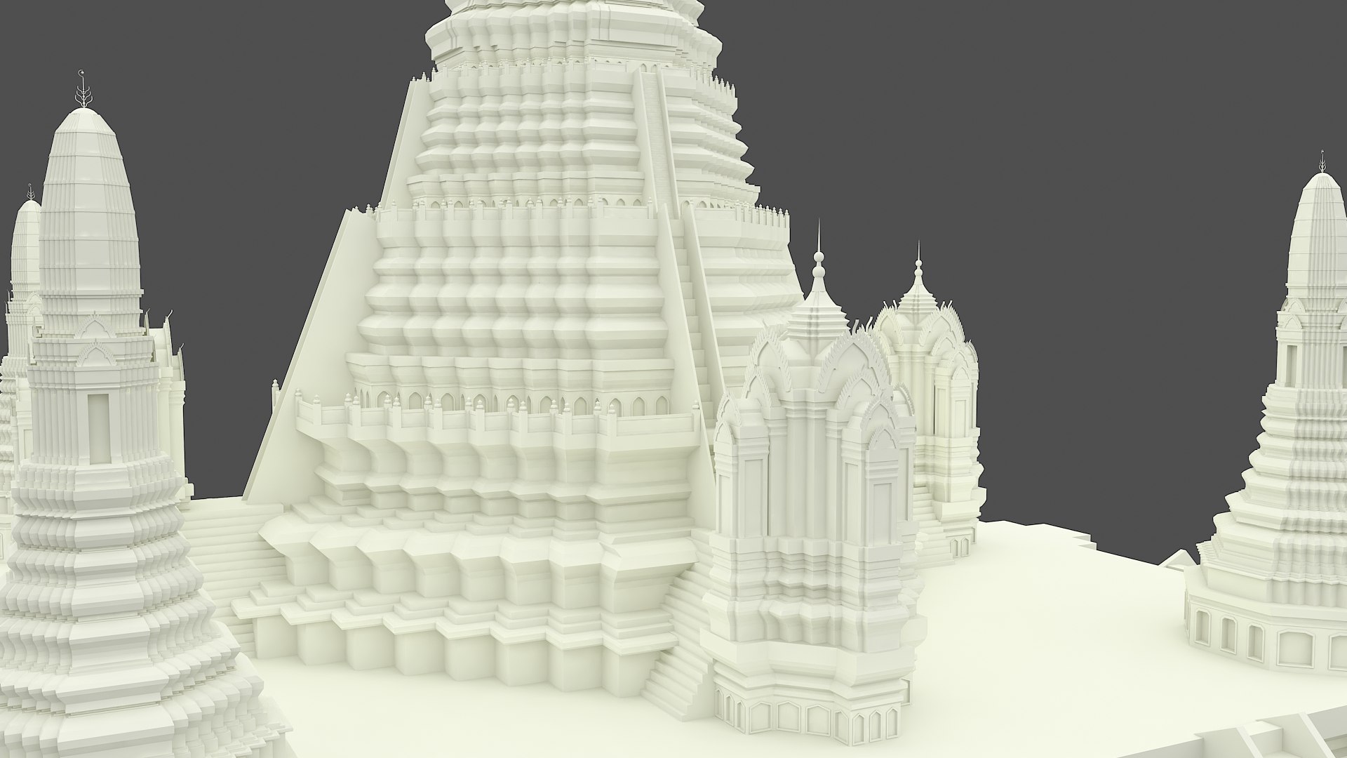 Wat Arun Temple 3D Model - TurboSquid 1945684