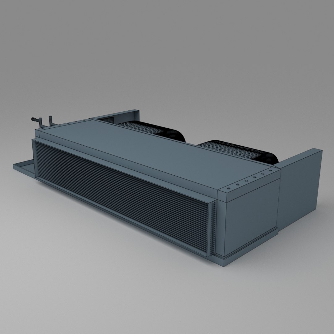 3D Model Fan Unit Hvac - TurboSquid 1616669