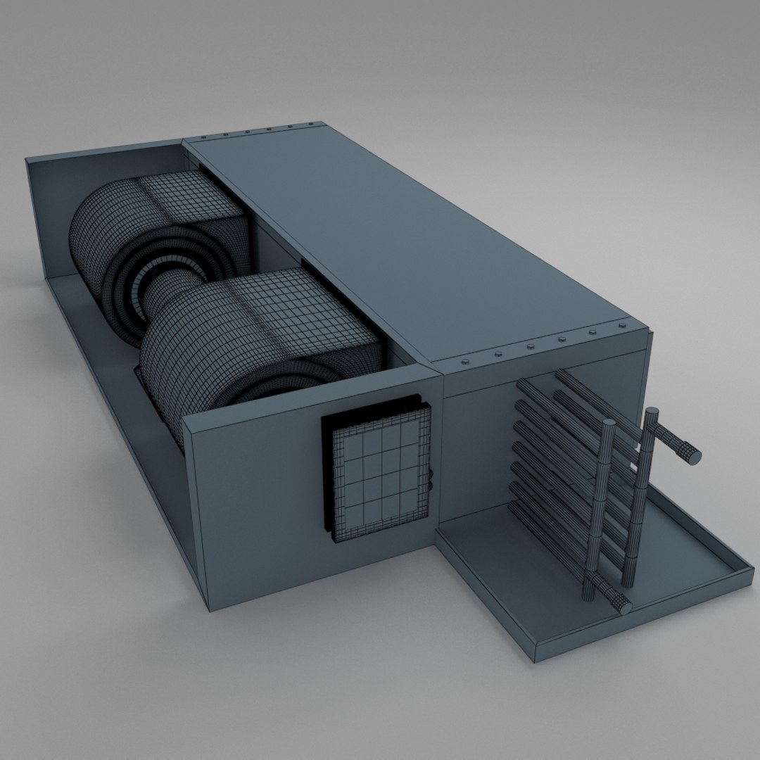 3D Model Fan Unit Hvac - TurboSquid 1616669