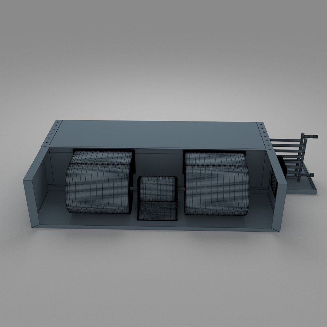 3D Model Fan Unit Hvac - TurboSquid 1616669