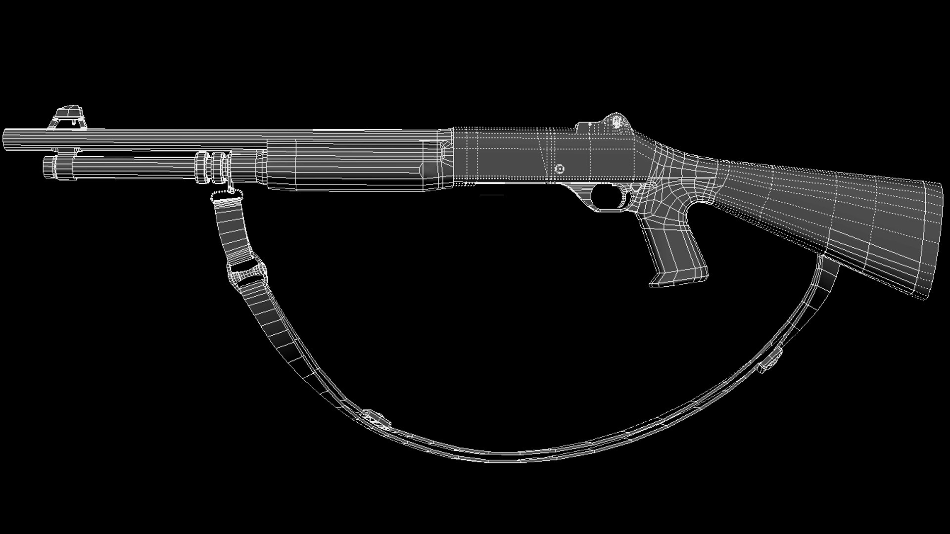 3D Benelli M4 Model - TurboSquid 2399714