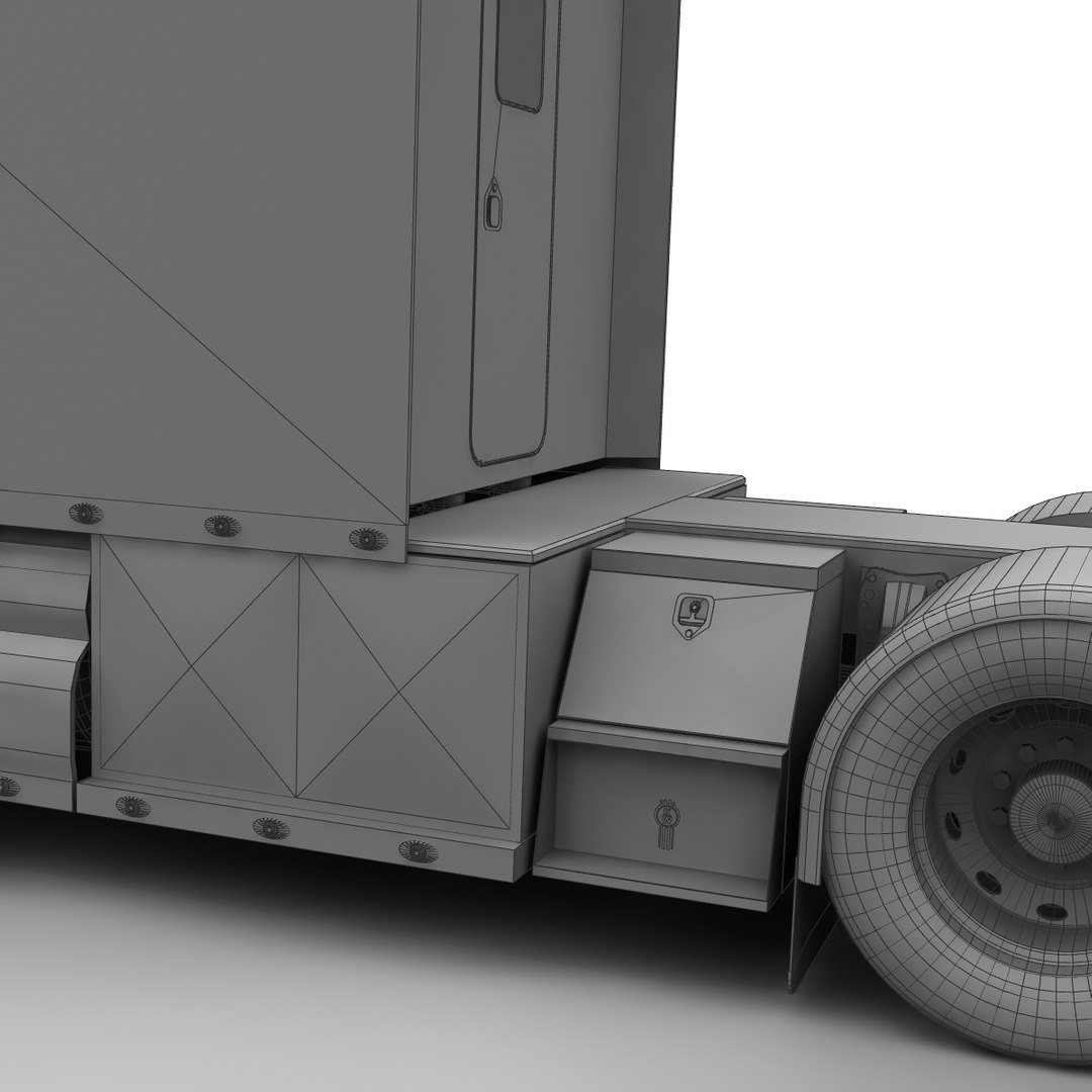 t2000 truck custom ari 3d model