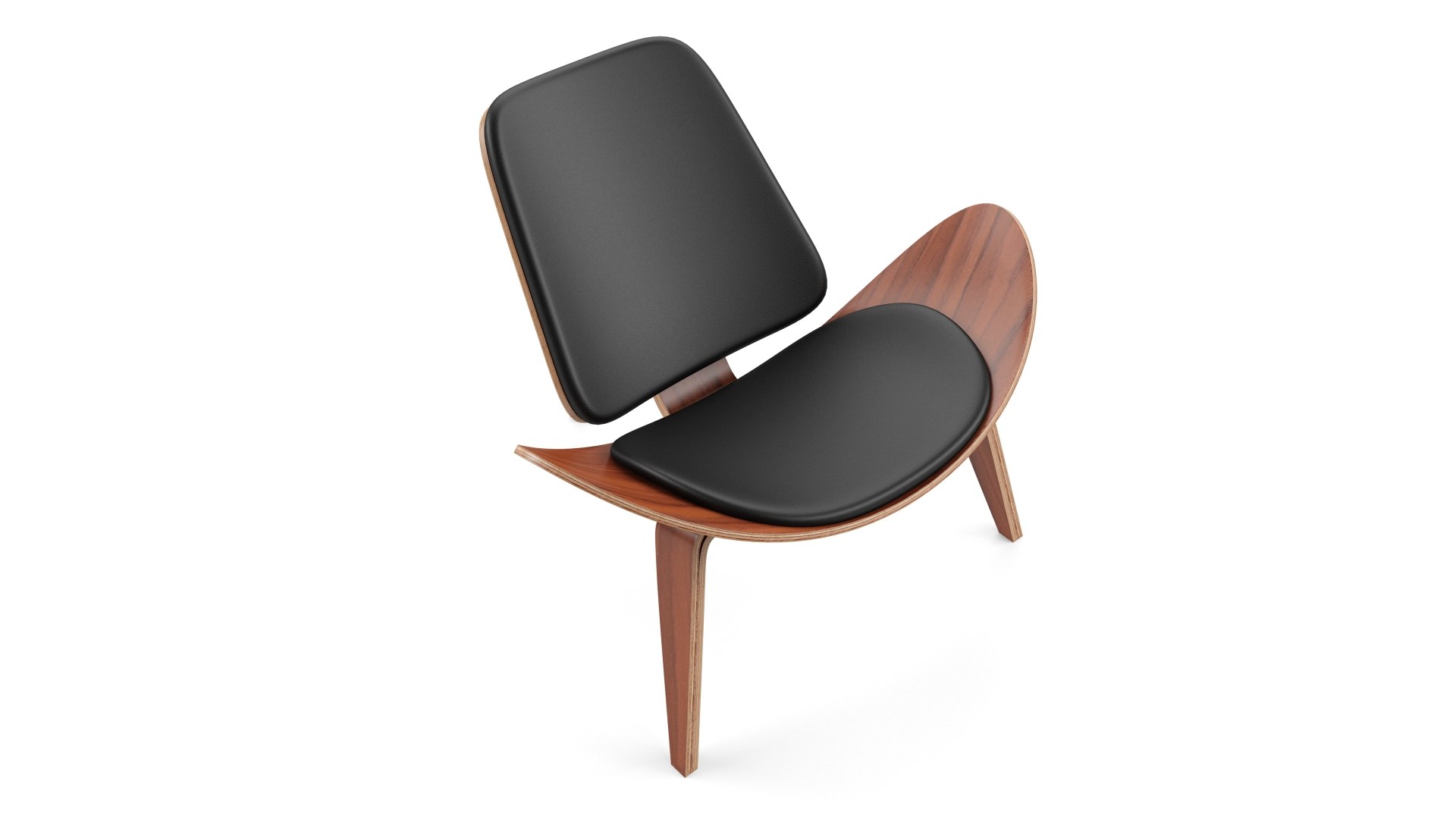 Carl Hansen CH07 SHELL CHAIR 3D Model - TurboSquid 1926846