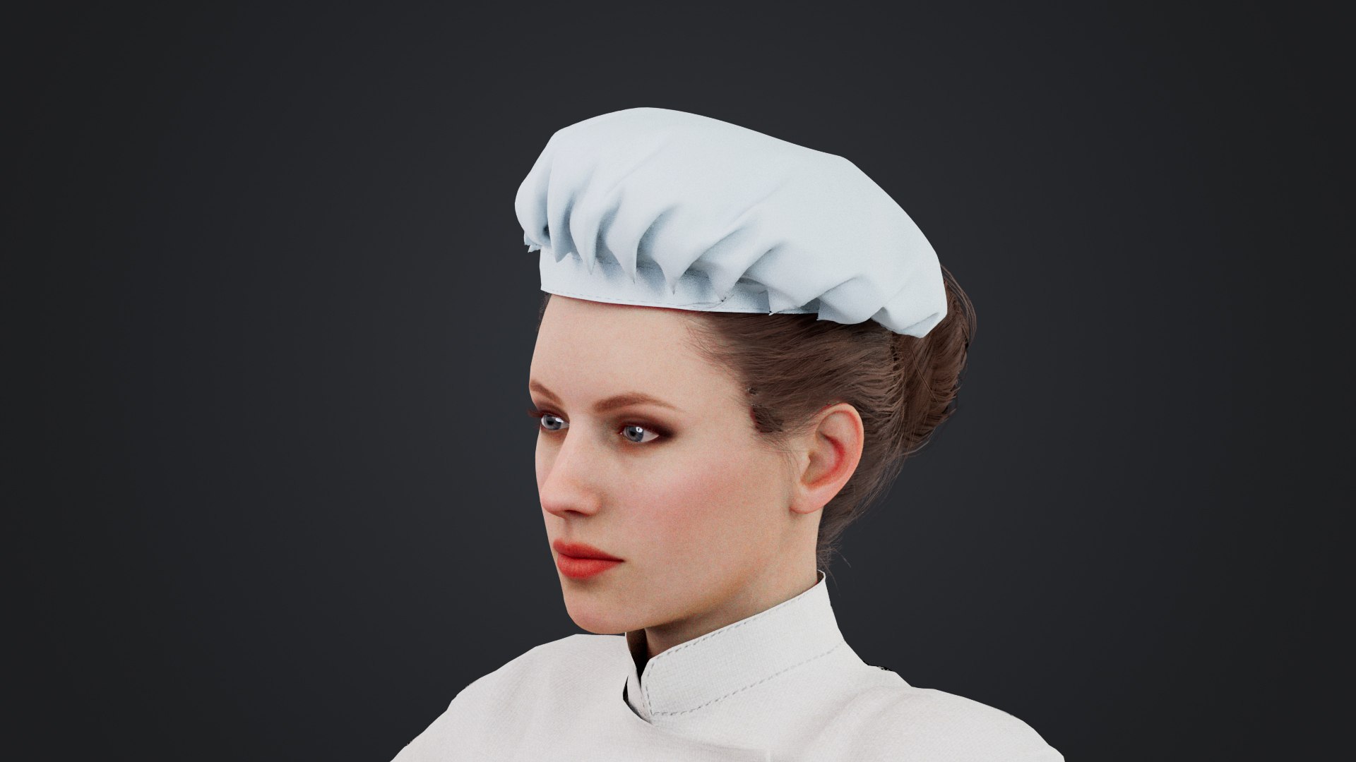 Female Chef Rigged 3D Model - TurboSquid 2322792